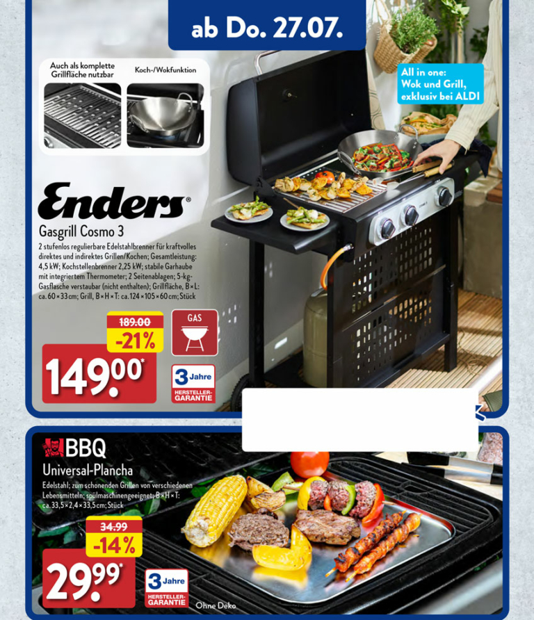 🔥Enders® Holzkohle-Grillwagen Mason S – Ab 27.03. bei ALDI🍖